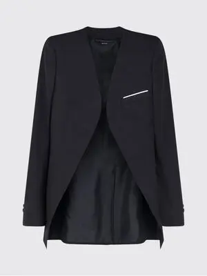 TOM FORD Cropped Wool And Silk Tuxedo Blazer With Padded Shoulders