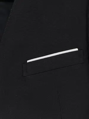 TOM FORD Cropped Wool And Silk Tuxedo Blazer With Padded Shoulders