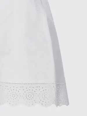 BY MALENE BIRGER Organic Cotton Shorts With Embroidered Lace Inserts