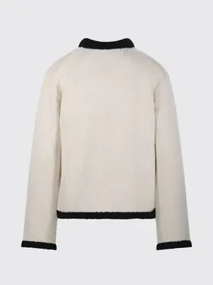 BY MALENE BIRGER Wool And Cotton Blend Crewneck Jumper With Contrast Trims