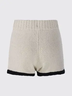 BY MALENE BIRGER High-waisted Slim Fit Knit Shorts In Organic Cotton And Wool