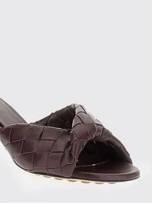 Bottega Veneta Blink Woven Nappa Mid-heel Mule Sandals - Black