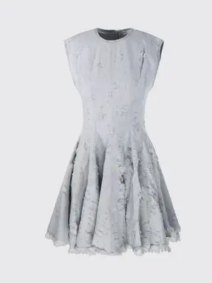 HAIKURE Sleeveless Worn-effect Cotton Denim Mini Dress