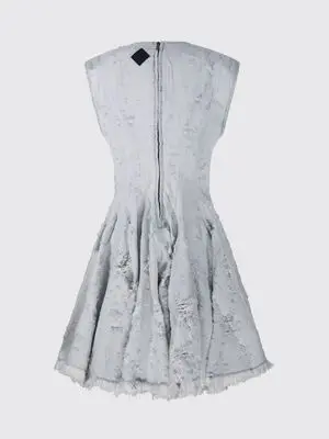 HAIKURE Sleeveless Worn-effect Cotton Denim Mini Dress