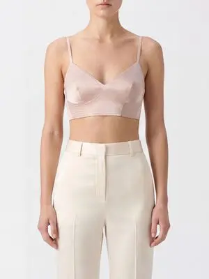 DI STAVNITSER Strappy V-neck Top - Pink