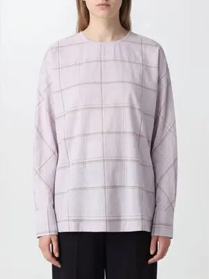 FORTE_FORTE Checked Shirt - Pink
