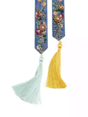 Valentino Garavani Embroidered Viscose Bandeau Scarf