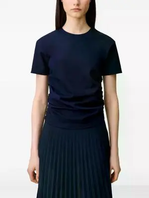 Claudie Pierlot Navy Trompe-l'œil Midi Dress