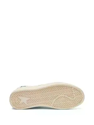 GOLDEN GOOSE Ball Star Nappa Leather Sneakers With Embellishments - Neutrals
