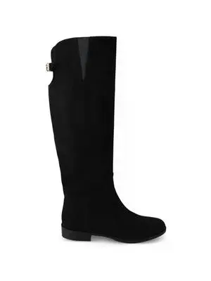 Dolce & Gabbana Logo-plaque Knee-high Boots - Black