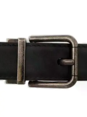 Dolce & Gabbana Logo-buckle Leather Belt