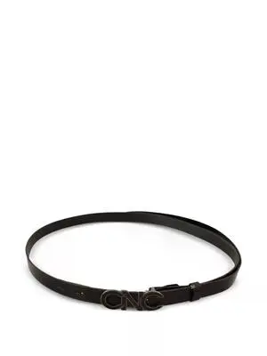 Costume National Cnc Logo-buckle Belt - Black