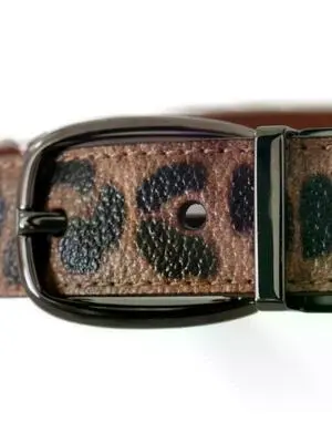 Dolce & Gabbana Leopard-print Buckle Belt