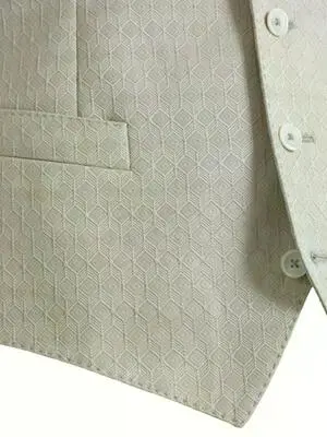 Dolce & Gabbana Geometric-pattern Woven Waistcoat