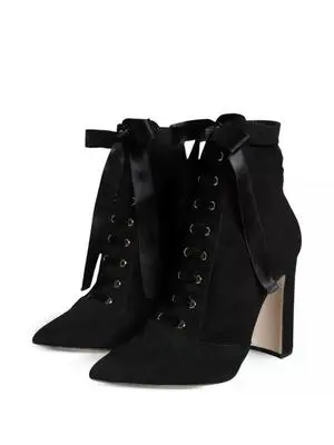 Dolce & Gabbana Lace-up Ribbon Ankle Boots