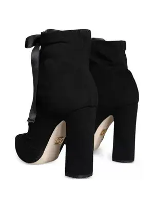 Dolce & Gabbana Lace-up Ribbon Ankle Boots
