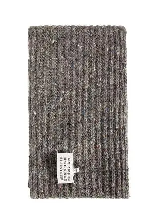 MAISON MARGIELA Wool Scarf - Grey