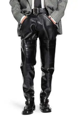Saint Laurent Textured Pants For Men