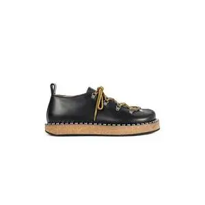 Loewe Rivet Lace-ups - Black