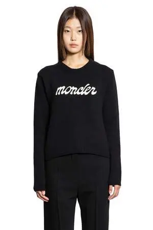 Moncler Embroidered Wool And Cashmere Sweater