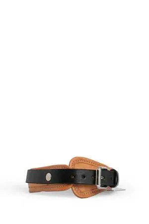 Guidi Leather Dog Collar With Adjustable Buckle