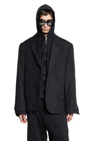Balenciaga Hybrid Tailored Blazer With Hooded Detail