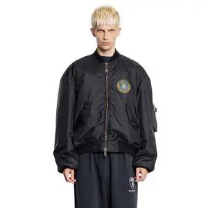 Balenciaga Uniform Bomber Jacket Large Fit - Black