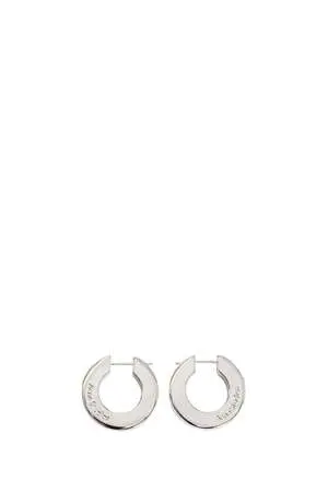 Acne Studios Crystal Hoop Earrings