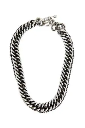 ANN DEMEULEMEESTER Vita Macro Chain Necklace - Silver