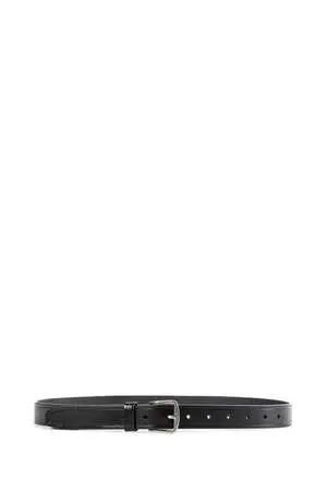 ANN DEMEULEMEESTER Willow Leather Belt - Black