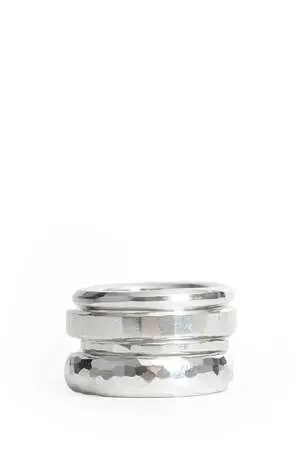 WERKSTATT MUNCHEN Four Combination Hammered Rings