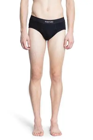 TOM FORD Cotton Stretch Jersey Briefs - Black