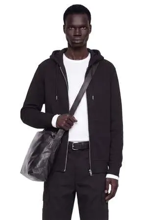 Givenchy Photographic Negative Logo Zip-up Hoodie