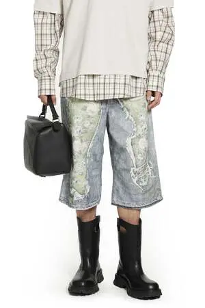 Acne Studios Trompe-l'oeil Denim Shorts