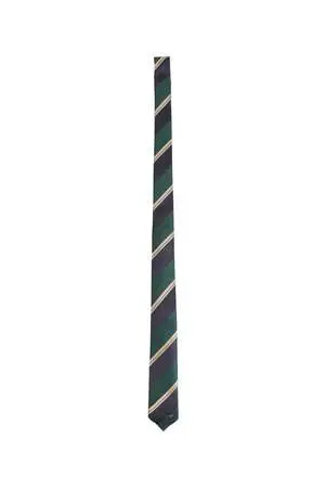 Valentino Garavani Regimental Striped Silk Neck Tie - Multicolor