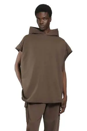 ROADLESS Sleeveless Cotton Jersey Hoodie