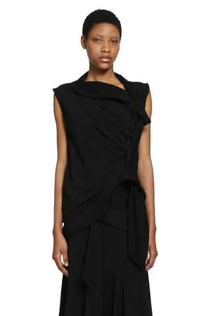 Yohji Yamamoto Braided Sleeveless T-shirt