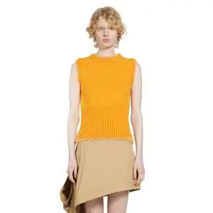Loewe Vest In Wool - Orange