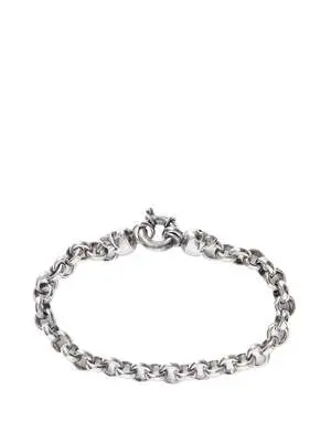 UGO CACCIATORI Jail Chain And Skulls Bracelet