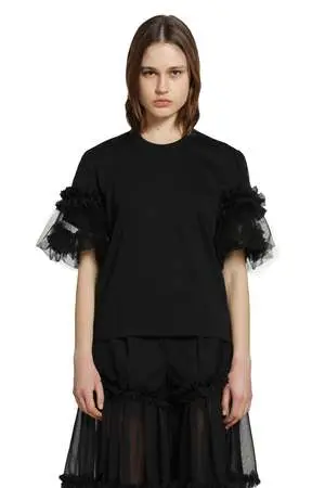 Noir Kei Ninomiya Ruffle Short Sleeve T-shirt