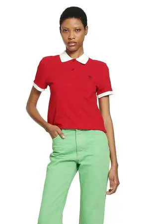 Versace Embroidered Cotton Piqué Polo