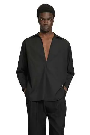 SSSTEIN Suvin Cotton Oversized Skipper Shirt