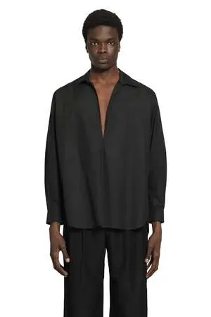 SSSTEIN Suvin Cotton Oversized Skipper Shirt
