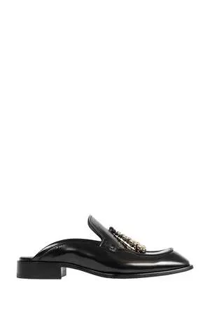 Loewe Brushed Calfskin Edge Loafer Mules
