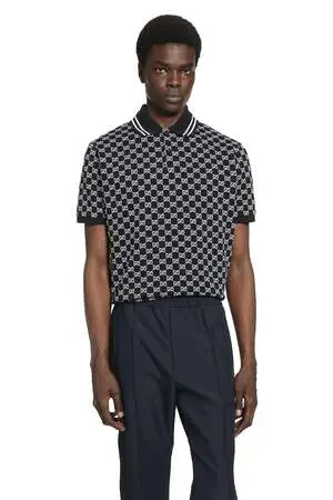 Gucci Men's GG Jacquard Polos