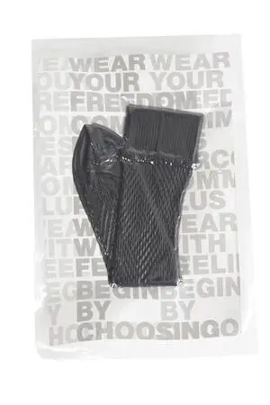 Comme Des Garçons Mesh Crew Socks - Black