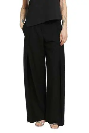 Loewe Belted Wool Trousers