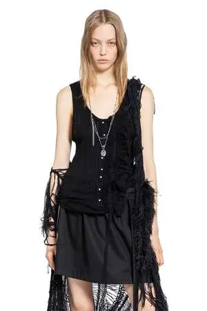 Ann Demeulemeester Scoop Neck Camis Tanks For Women