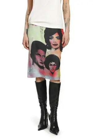 Versace Graphic Skirts