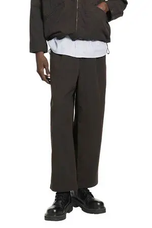 Comme Des Garçons Pleated Cotton Canvas Trousers